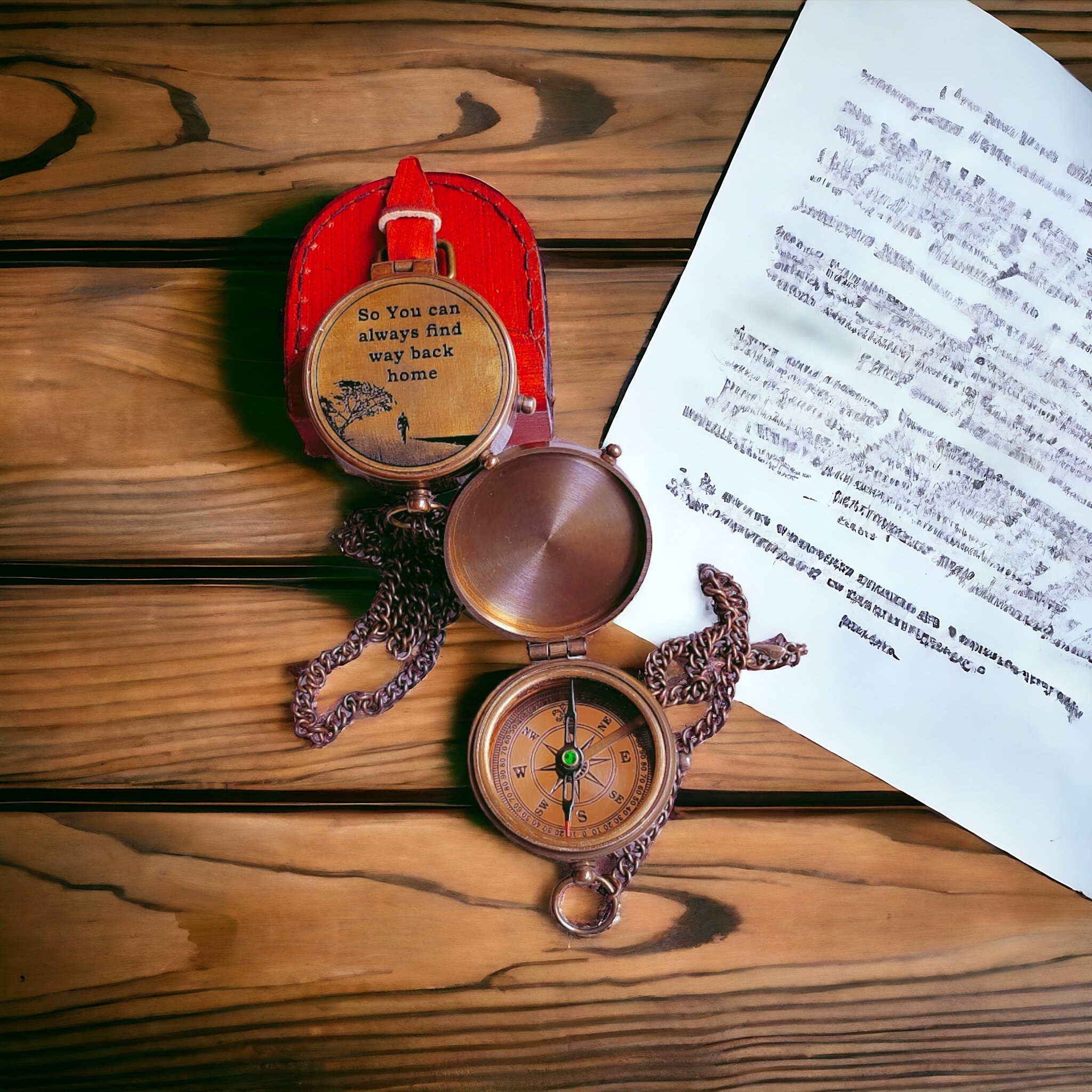 So You Can Always Find Way Back Home Antique Military Compass for ...