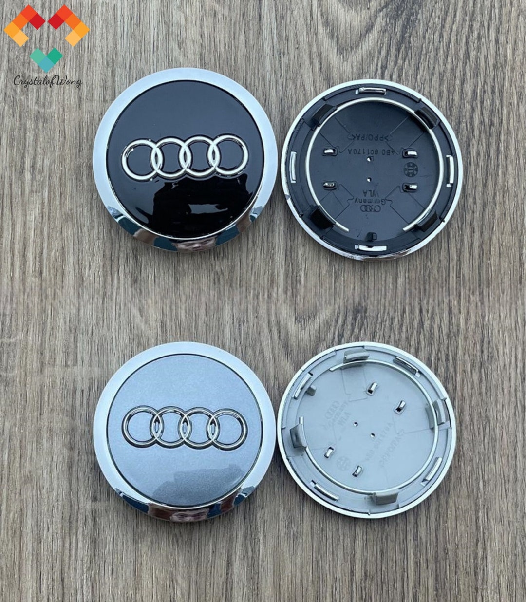 Set of 4 69mm 2.72 Inch Audi Wheel Center Hub Caps 4B0601170A - Etsy