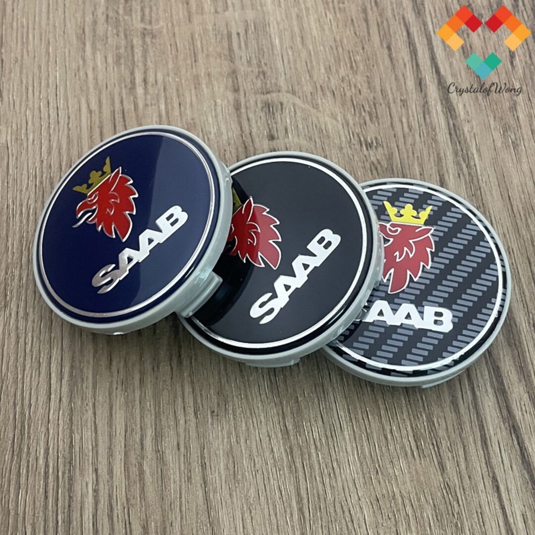 Set of 4 63mm 2.48 Inch SAAB Wheel Center Hub Caps - Etsy