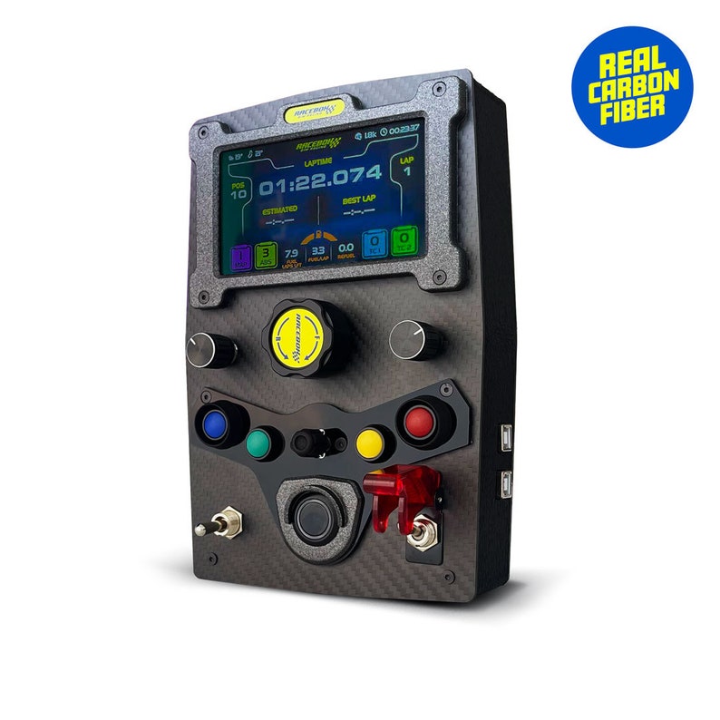 GTE Button Box for Sim Racing With 5 Dashboard Display - Etsy