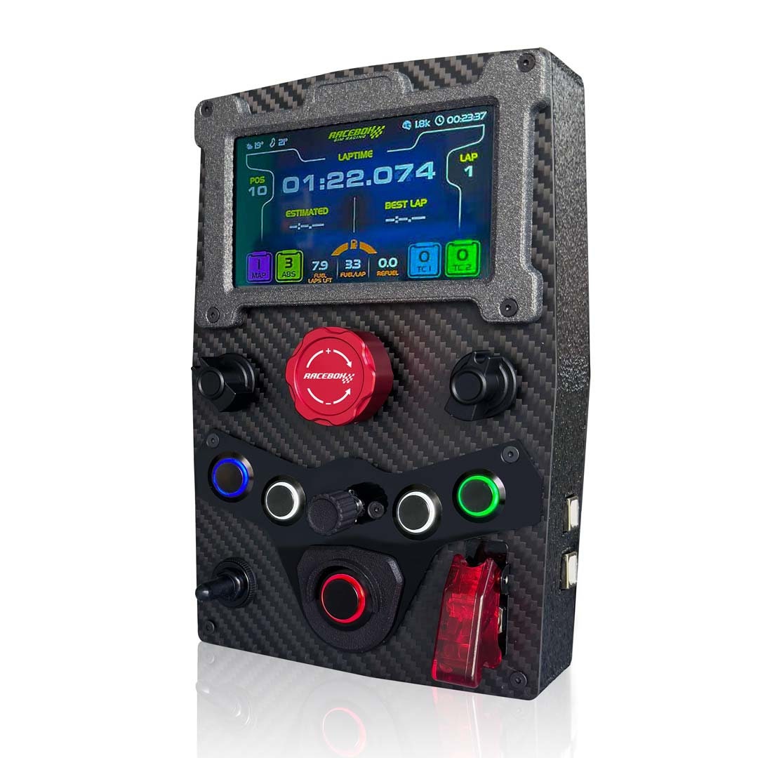 GTE Button Box for Sim Racing With 5” Dashboard Display - Etsy