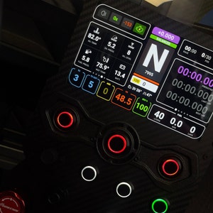GT-LM Carbon Fiber Sim Racing Button Box - Etsy