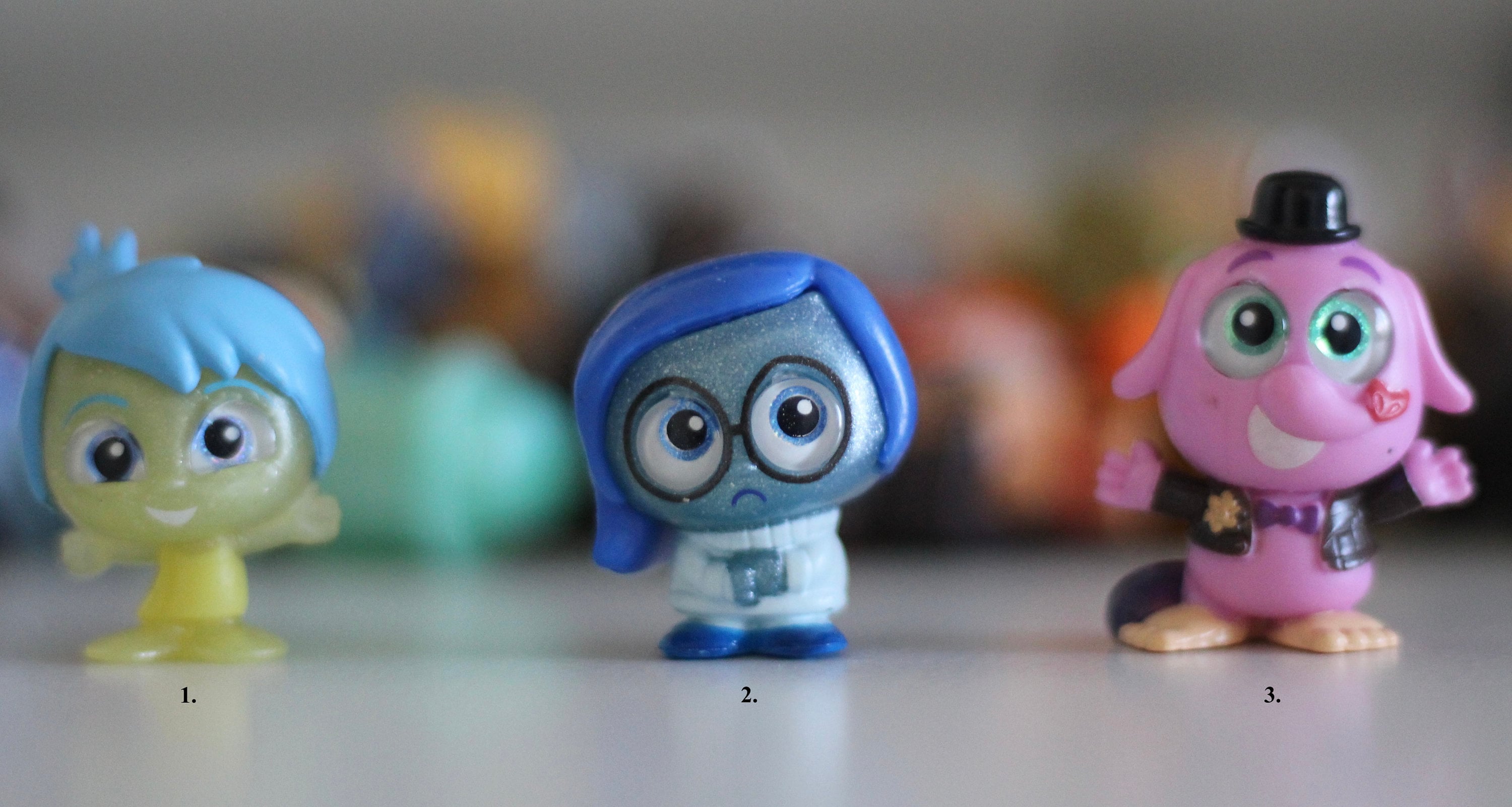 Disney Pixar Inside Out Keychains Inside Out Keychains - Etsy