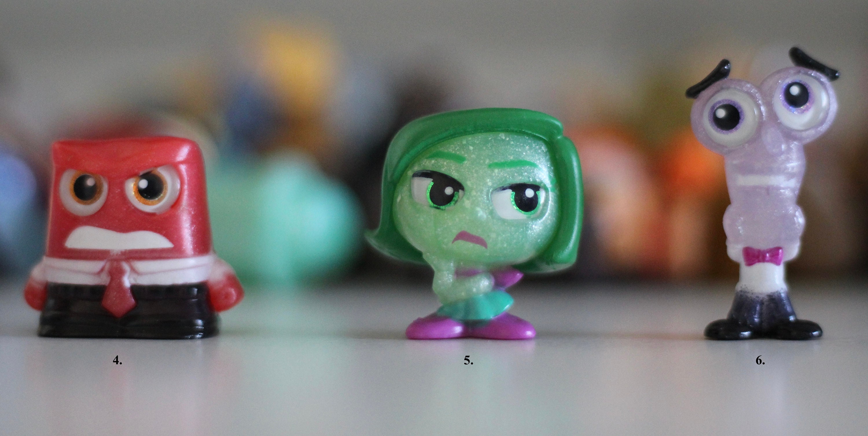 Disney Pixar Inside Out Keychains Inside Out Keychains - Etsy