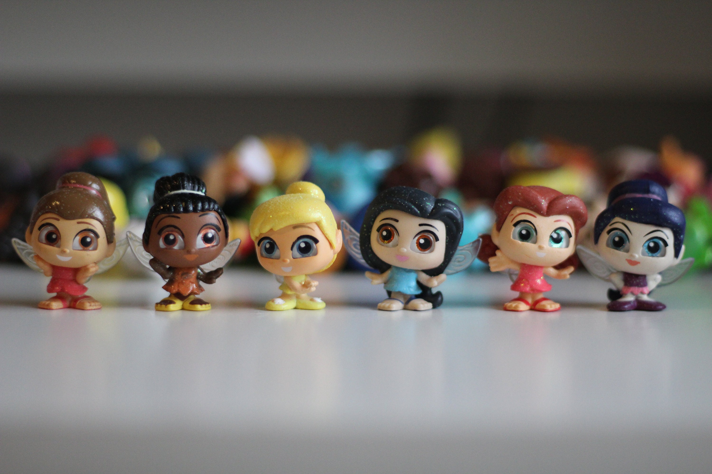 Disney Doorables Pixie Hollow Fairies Keychains, Disney Keychain ...