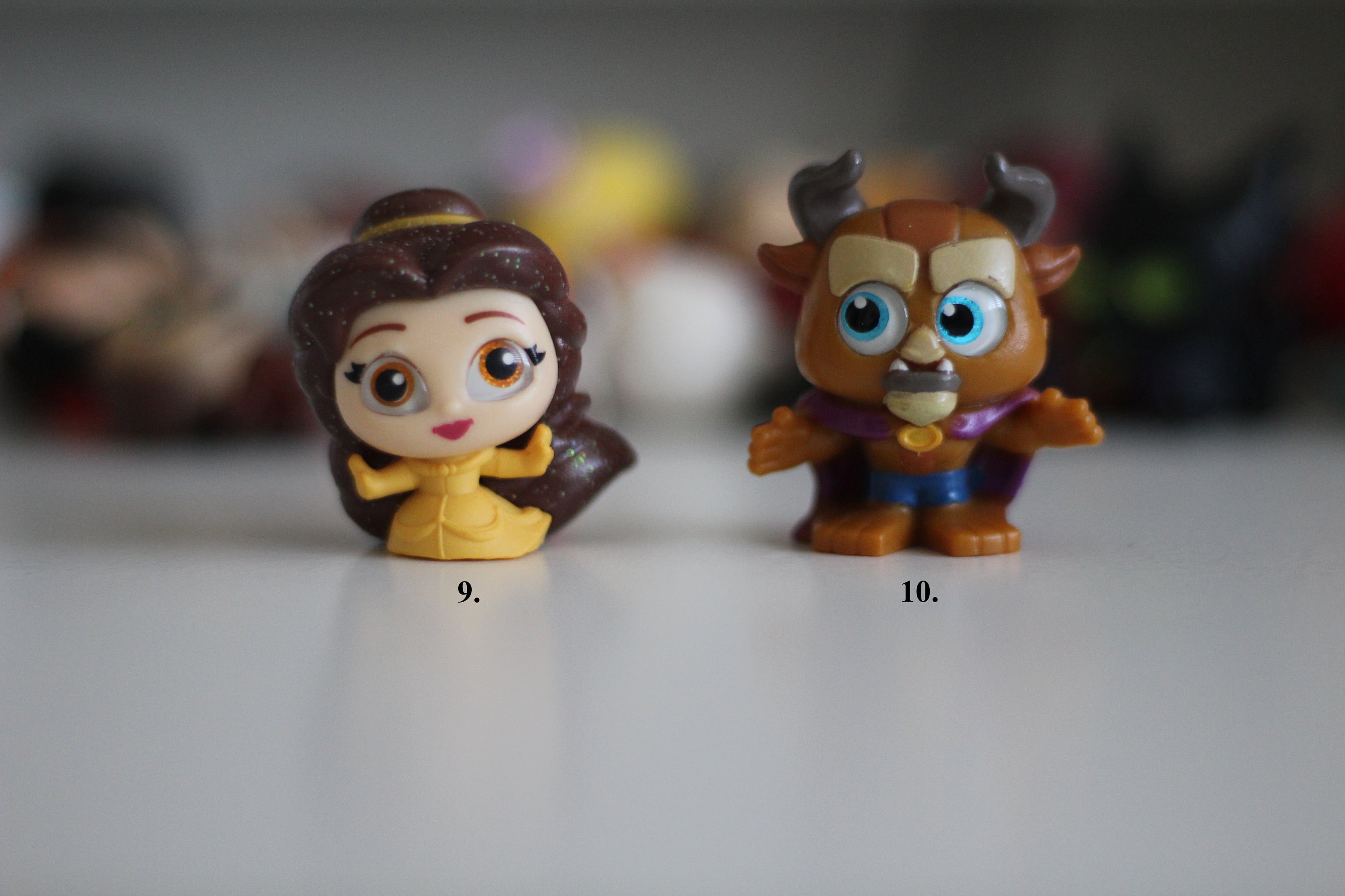 Disney Doorables Beauty & the Beast Keychains Disney - Etsy