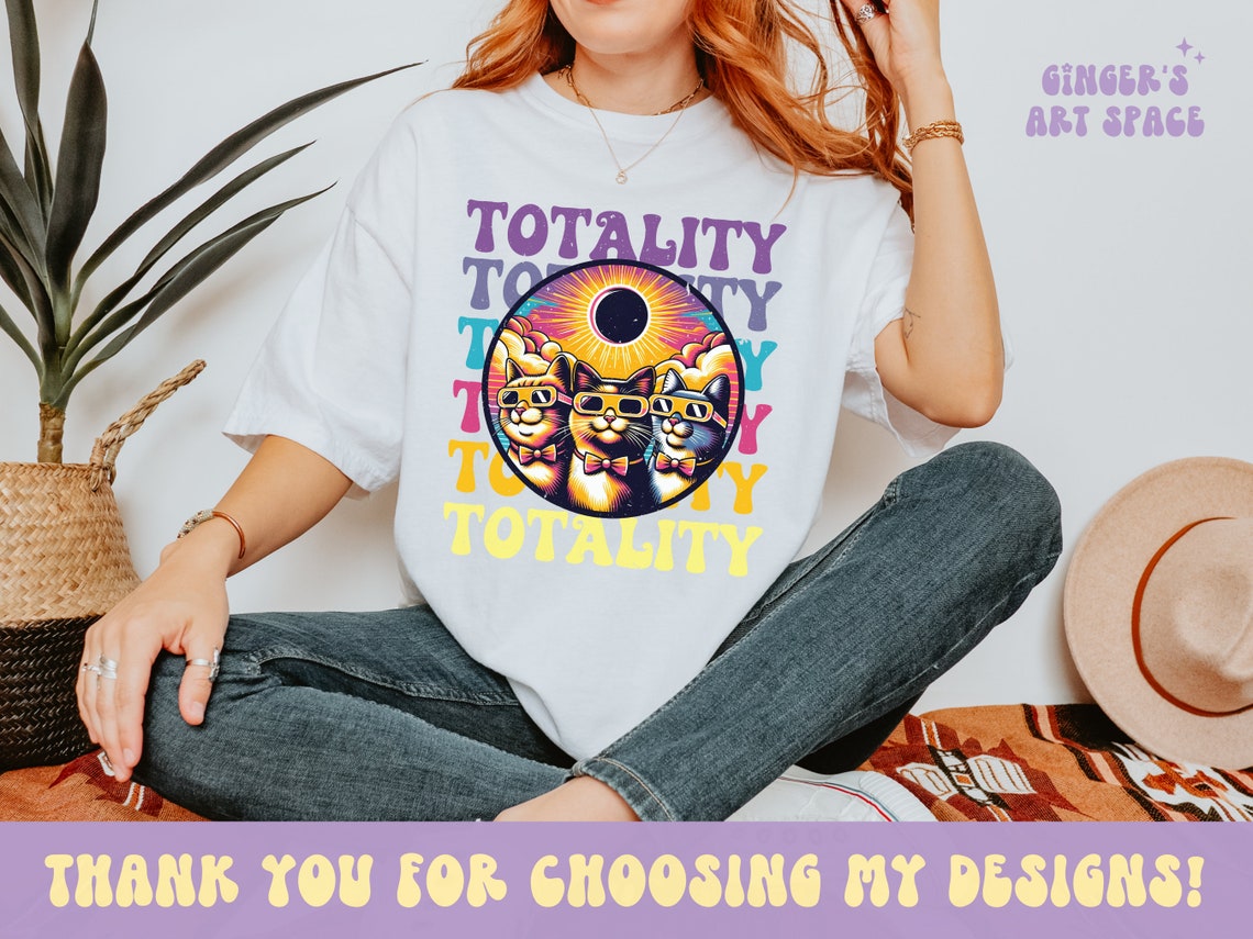Totality PNG, Funny Cat Totality Design, Cats Wearing Eclipse Glasses ...