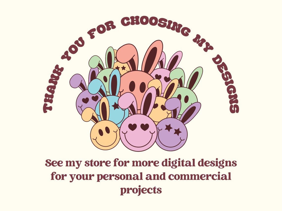 Easter Peeps PNG, Retro Groovy Easter Sublimation, Retro Easter PNG ...
