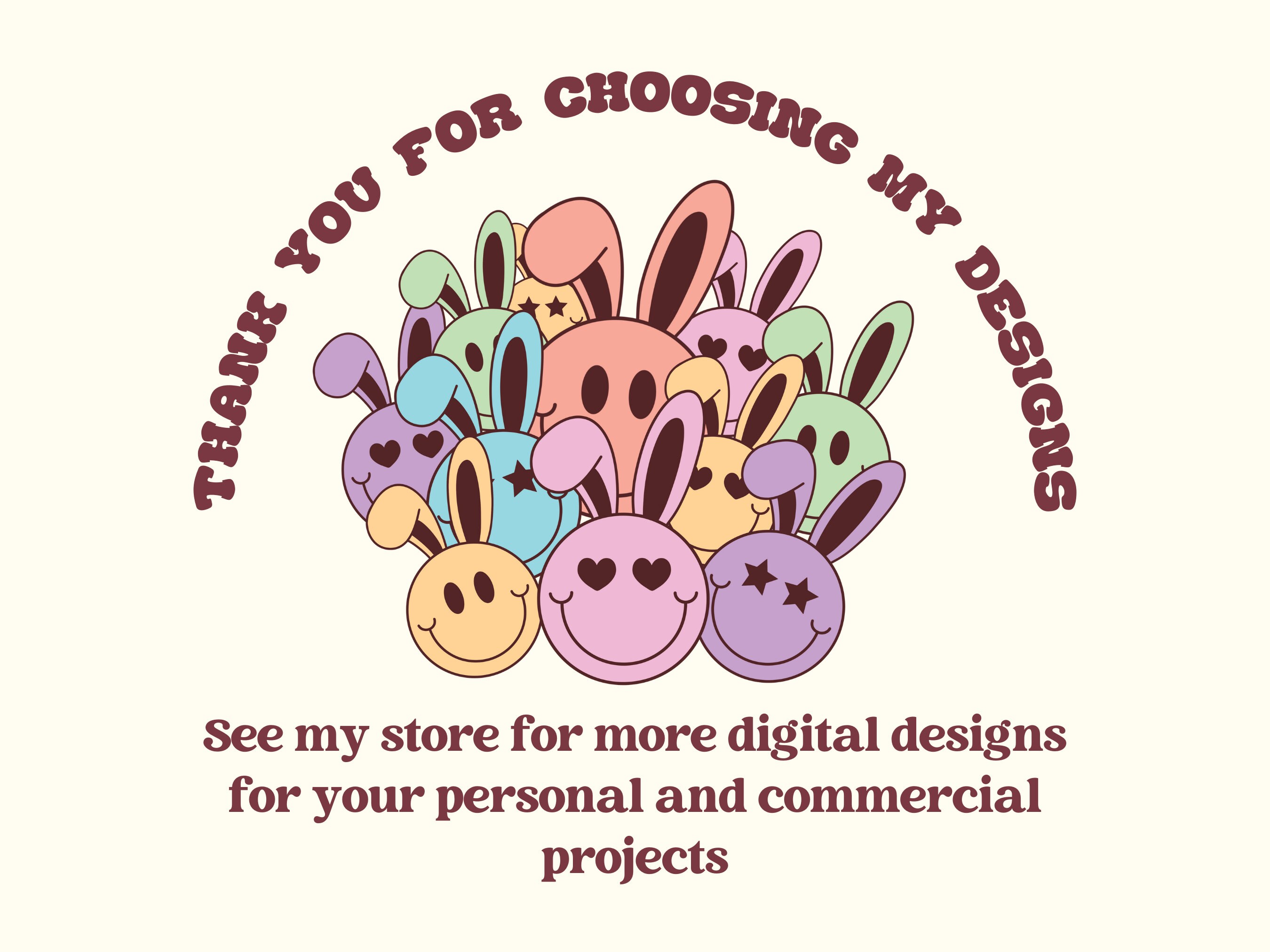 Easter Peeps PNG, Retro Groovy Easter Sublimation, Retro Easter PNG ...