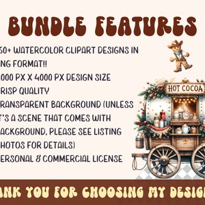 Western Christmas Clipart, Western Country Christmas Design Bundle ...