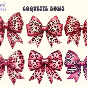 Coquette Bows PNG Clipart, Coquette Girly Clipart, Coquette Bows Bundle ...