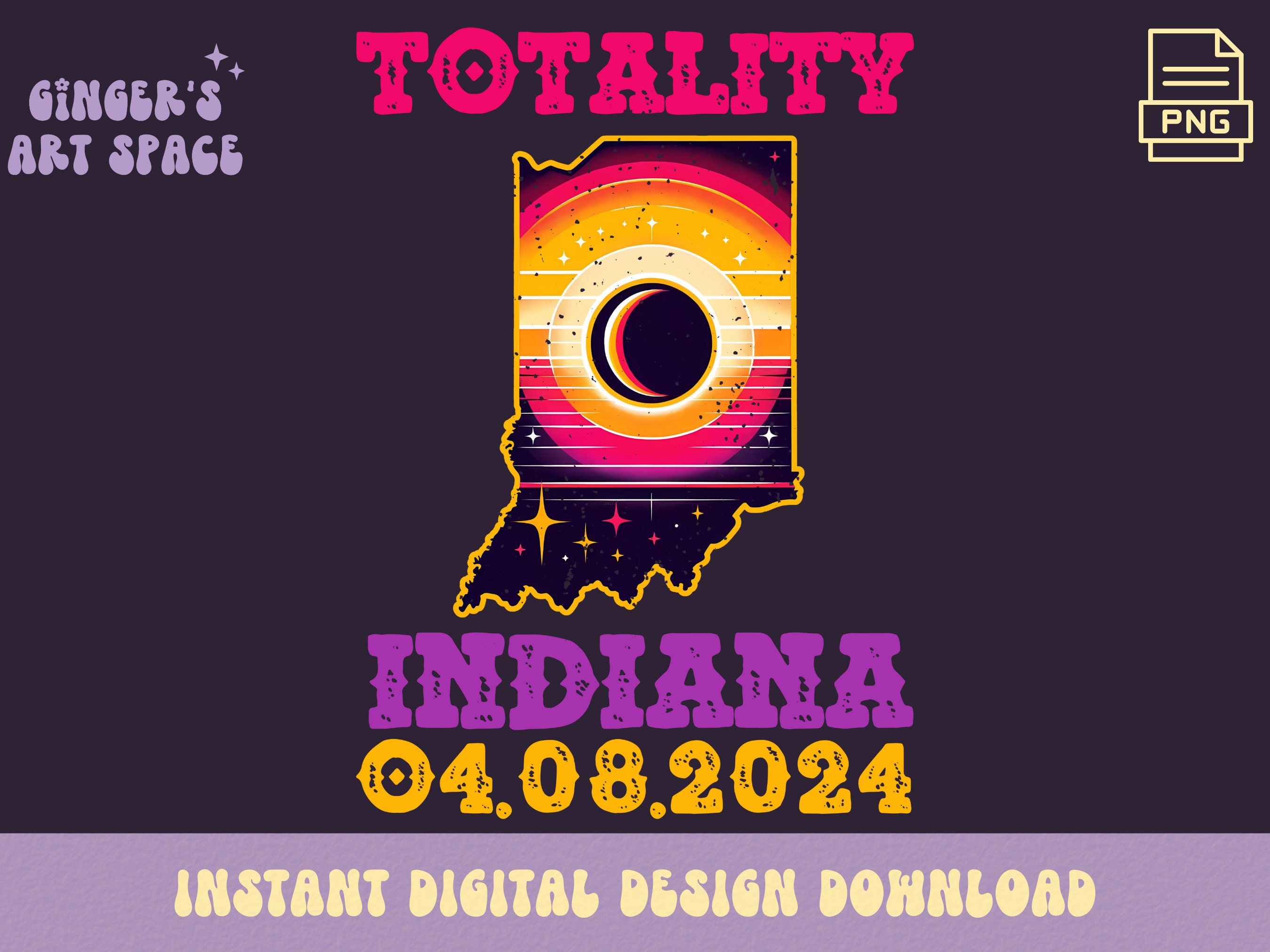 Totality in Indiana PNG, Indiana Totality Spring 2024, the Path of ...