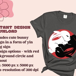 Chinese New Year, Yin Yang Rabbits, Lunar New Year PNG, Year of the ...