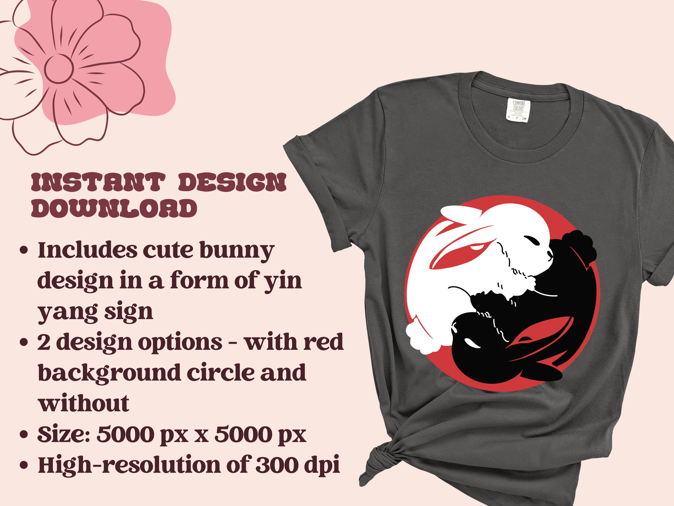 Chinese New Year, Yin Yang Rabbits, Lunar New Year PNG, Year of the ...