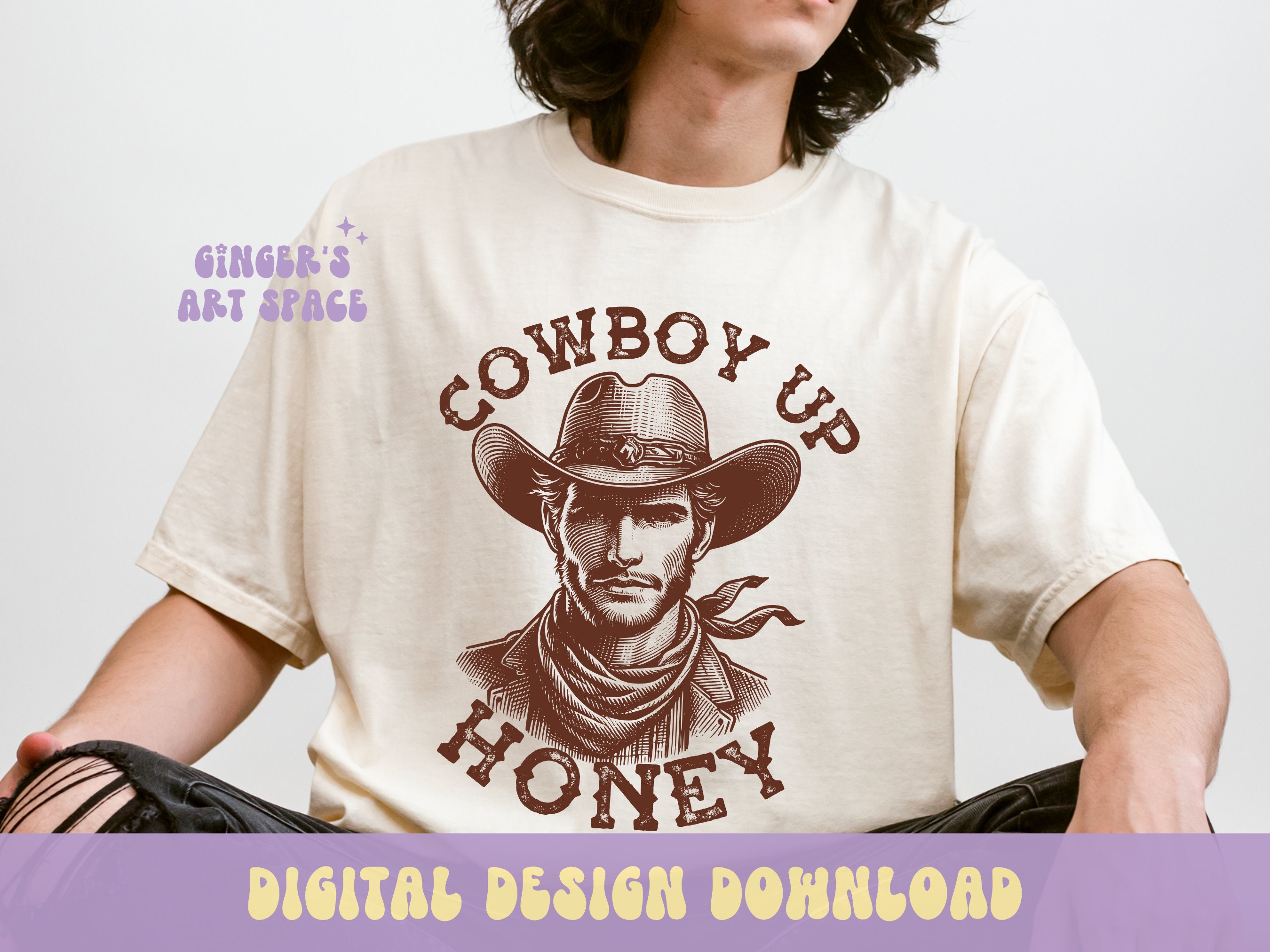Cowboy up PNG, Funny Country Cowboy PNG, Vintage Cowboy Sublimation ...