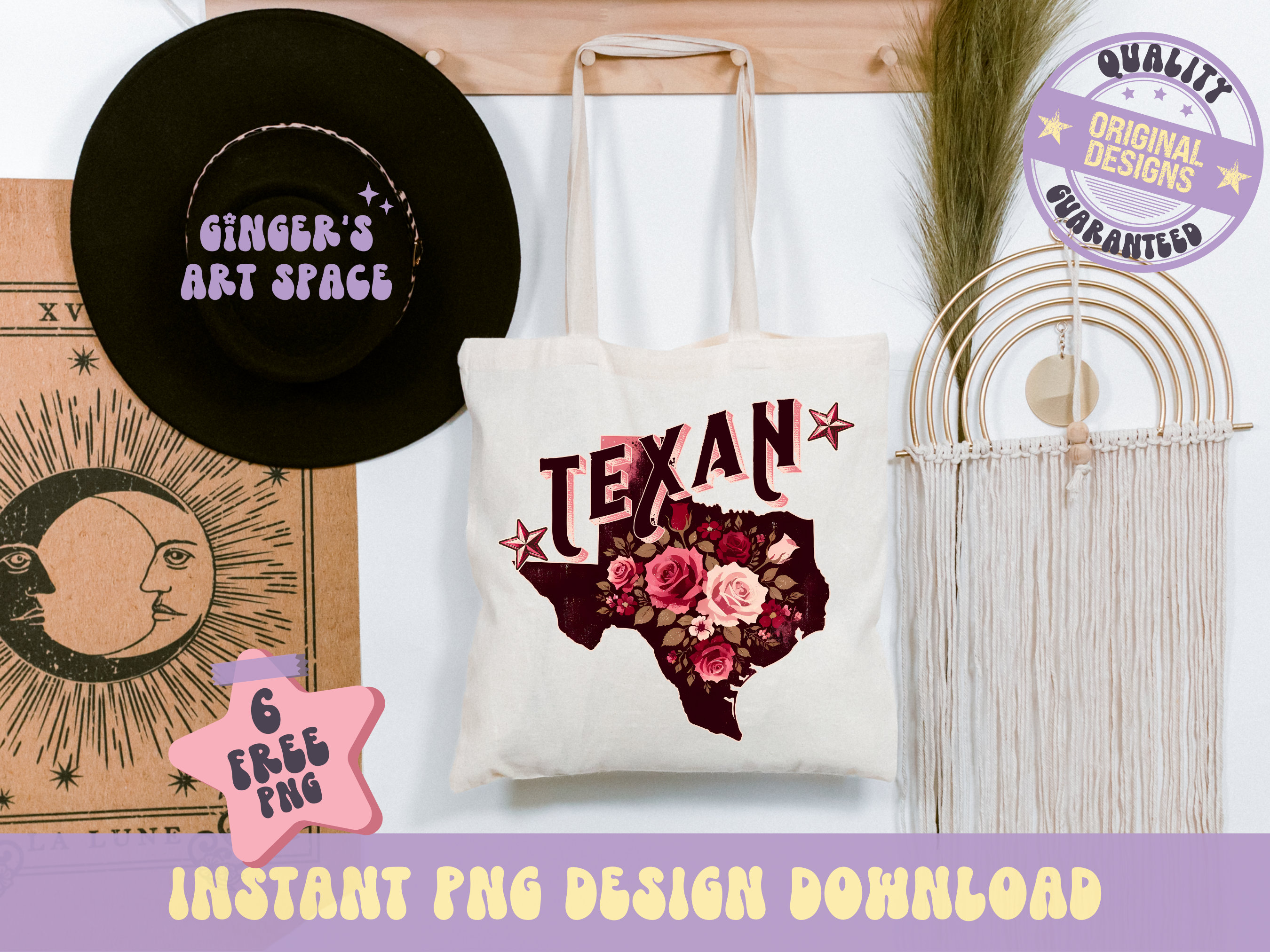 Retro Texan PNG, Proud Texan Sublimation, Vintage Texas Design, Floral ...