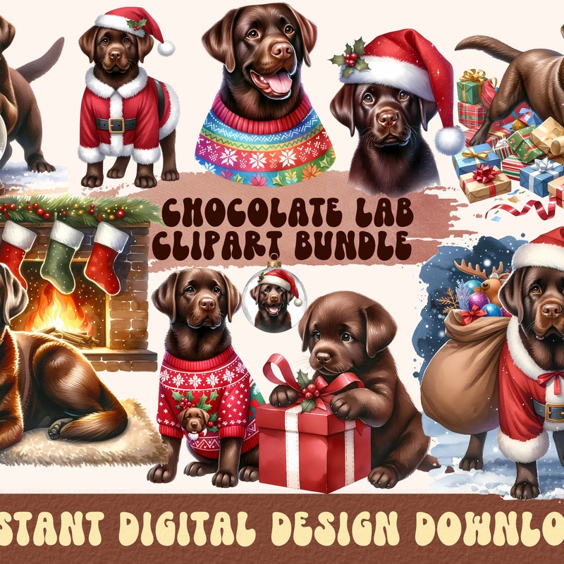 Chocolate Lab - Etsy