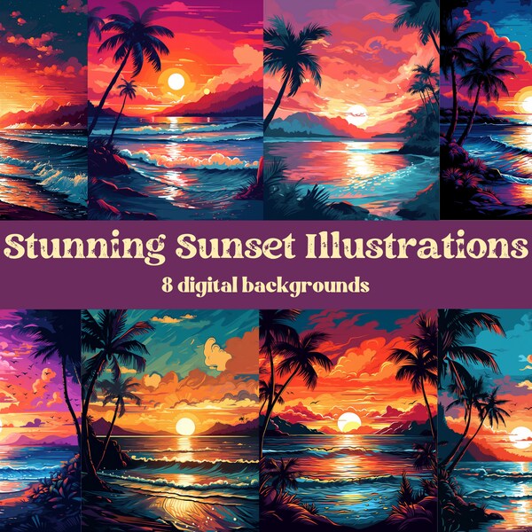 Sunset - Etsy