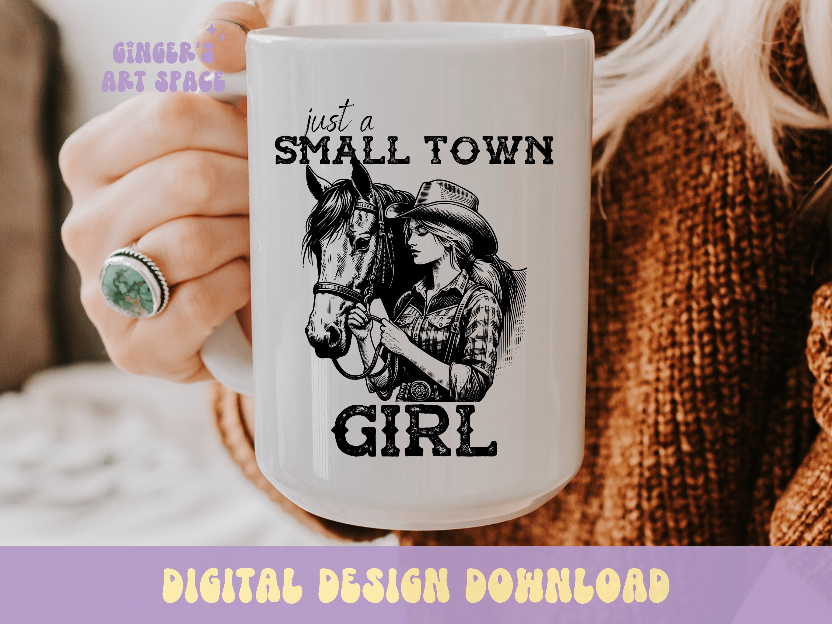 Just A Small Town Girl PNG, Country Cowgirl PNG, Country Girl ...