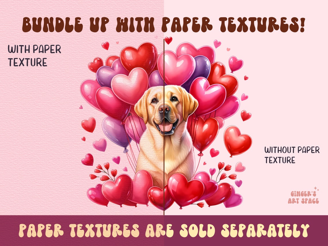 Yellow Lab PNG, Yellow Labrador Clipart Bundle, Watercolor Yellow Lab ...