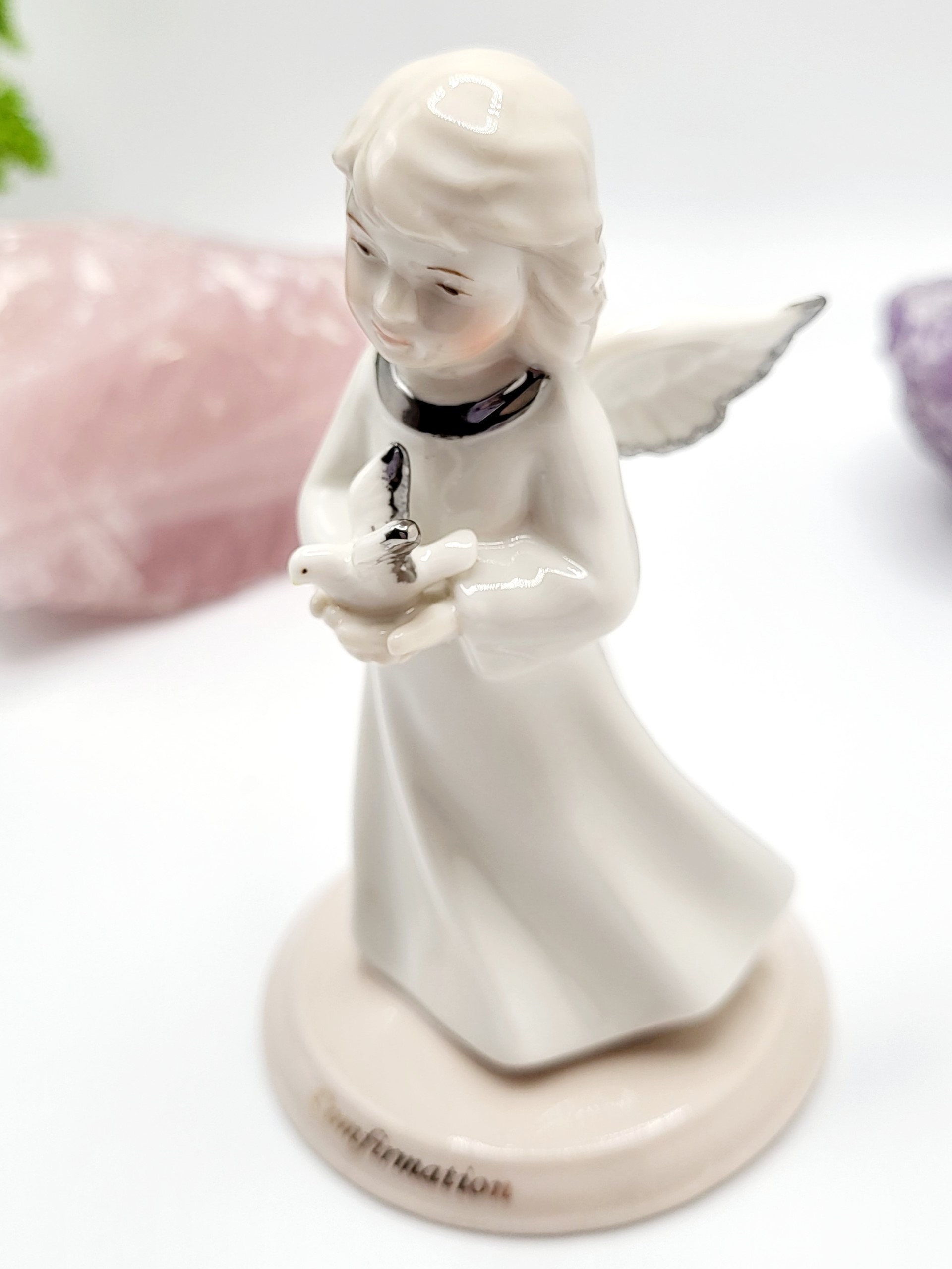 Sweet Confirmation Angel Porcelain Figurine Statue 4 , Angels, Fairies ...