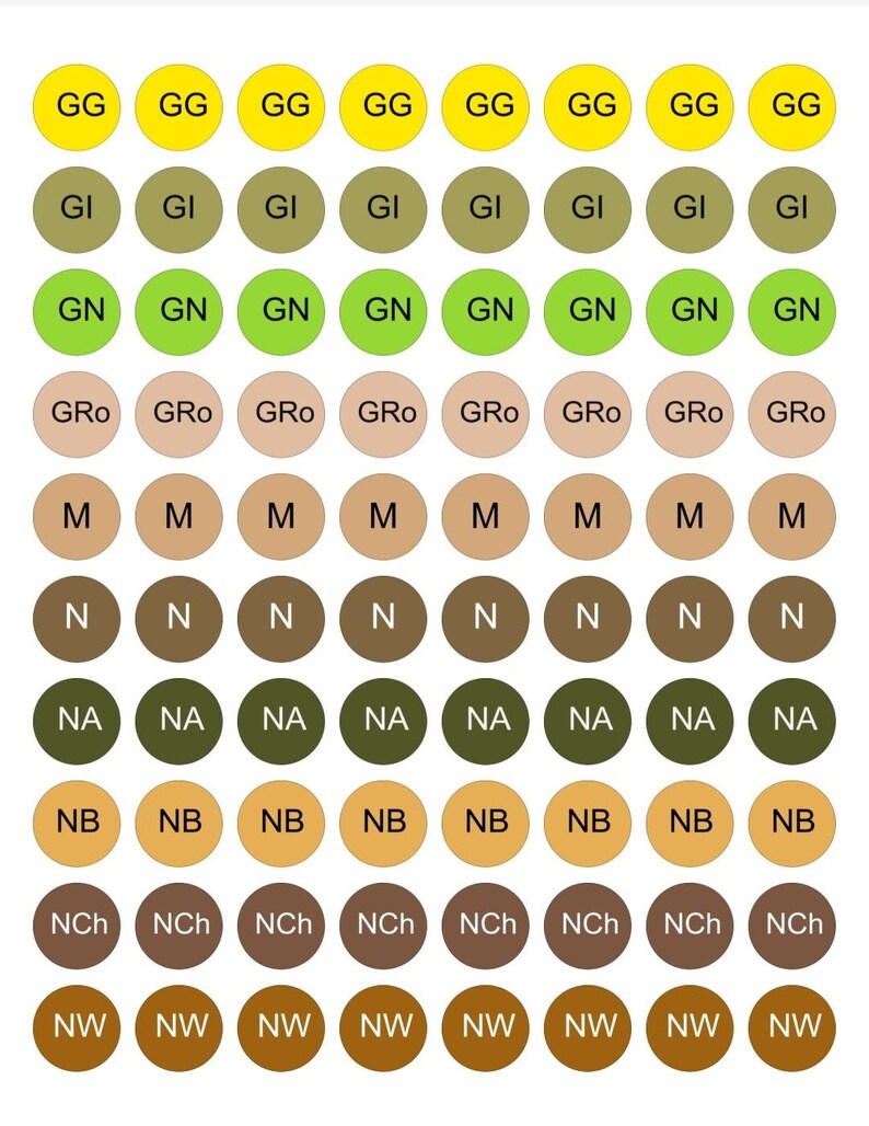 DIGITAL Redken SEQ Colored TONE Stickers,hairstylist,colorists,salon ...