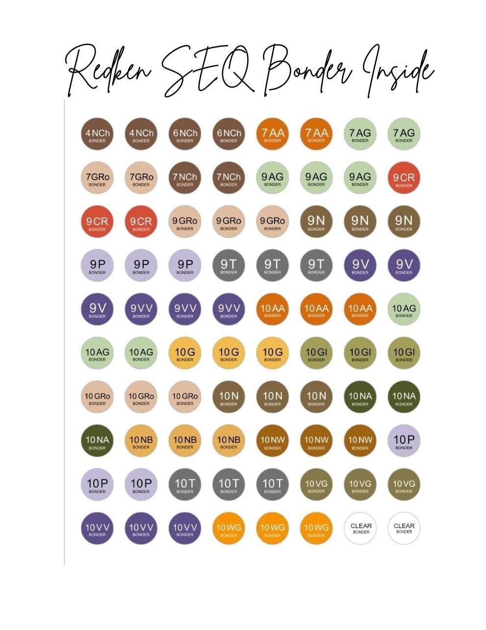 Redken Shades EQ Bonder Inside Sticker Sheet, Hair Color Sticker ...