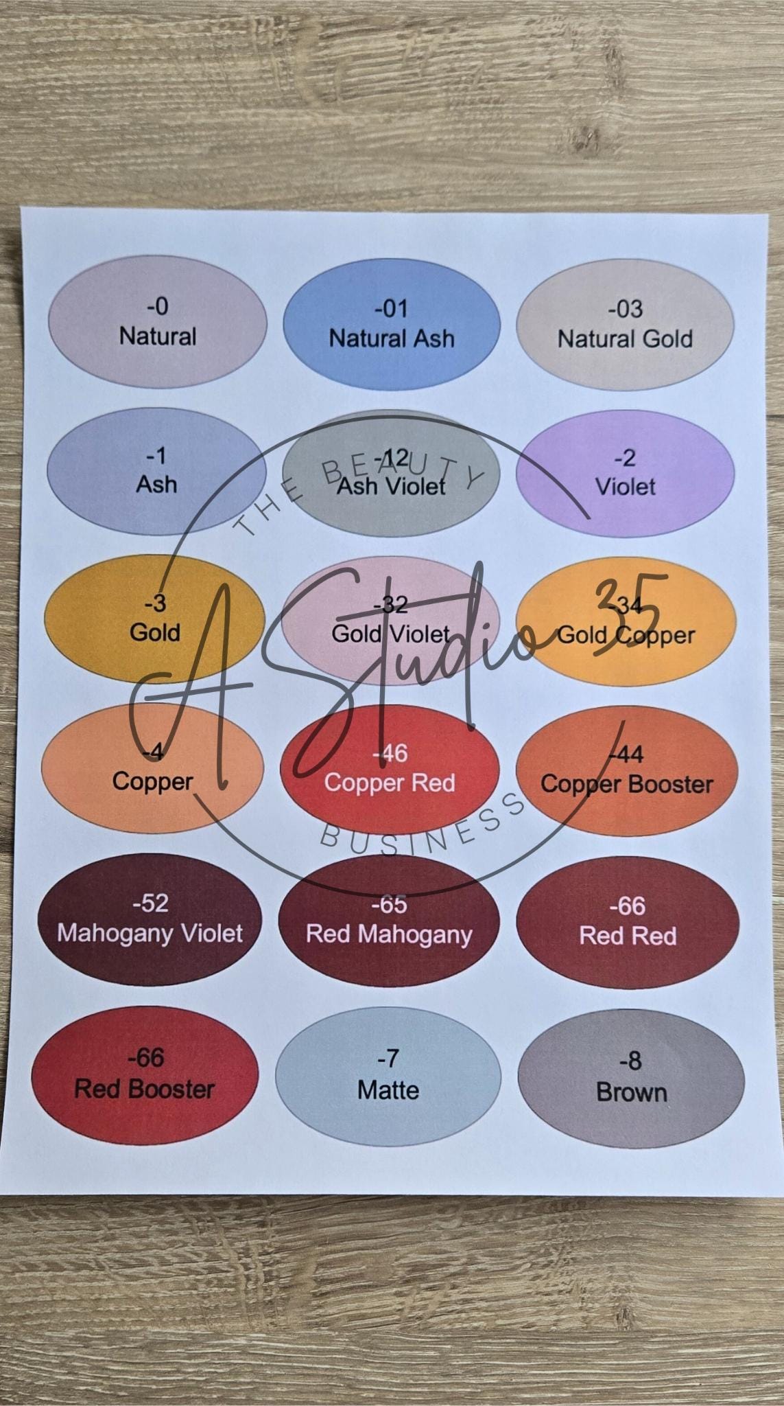 Danger Jones Printable Hair Color Tones Chart With Base Tone and ...