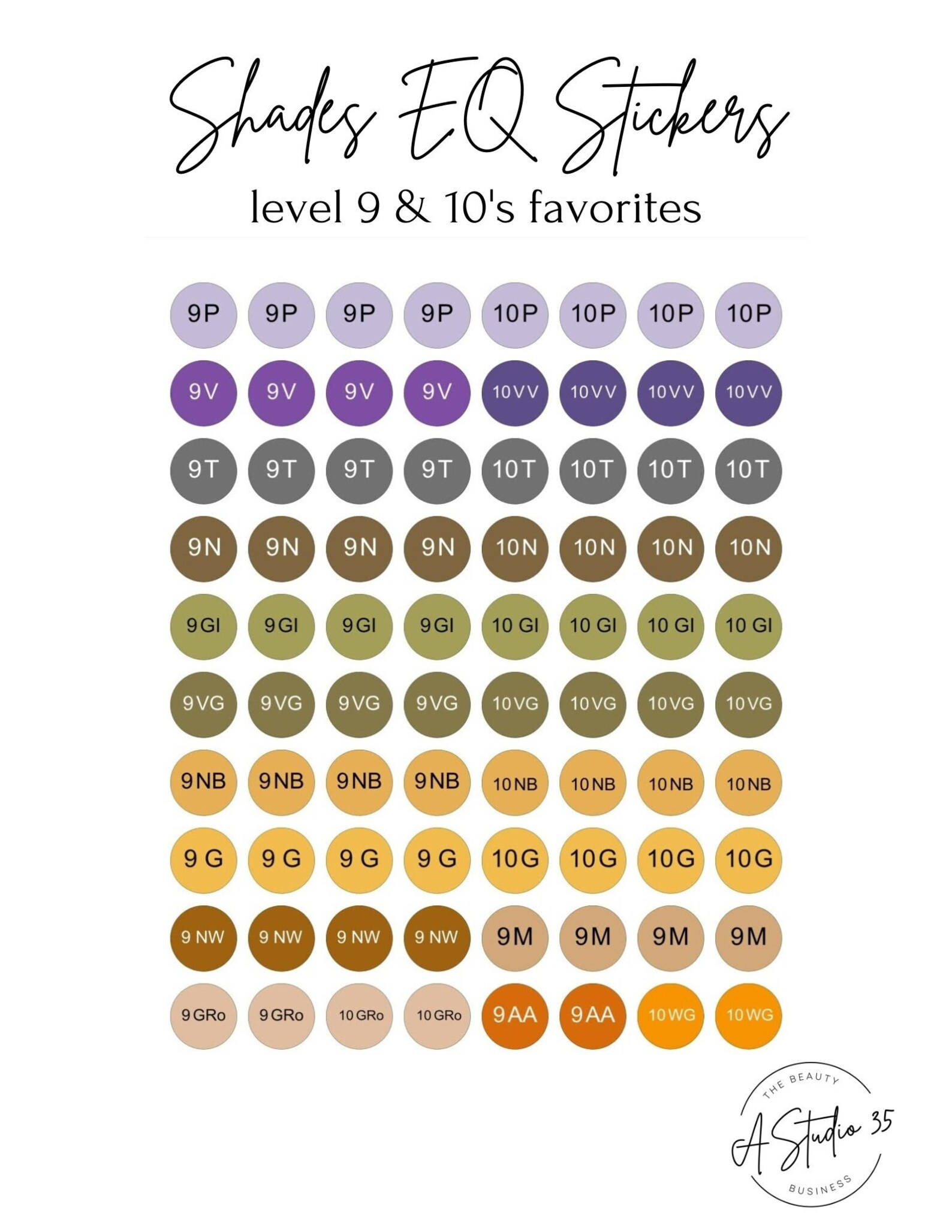 Redken SEQ Stickerslabels Level 9 & 10 Favorites. - Etsy