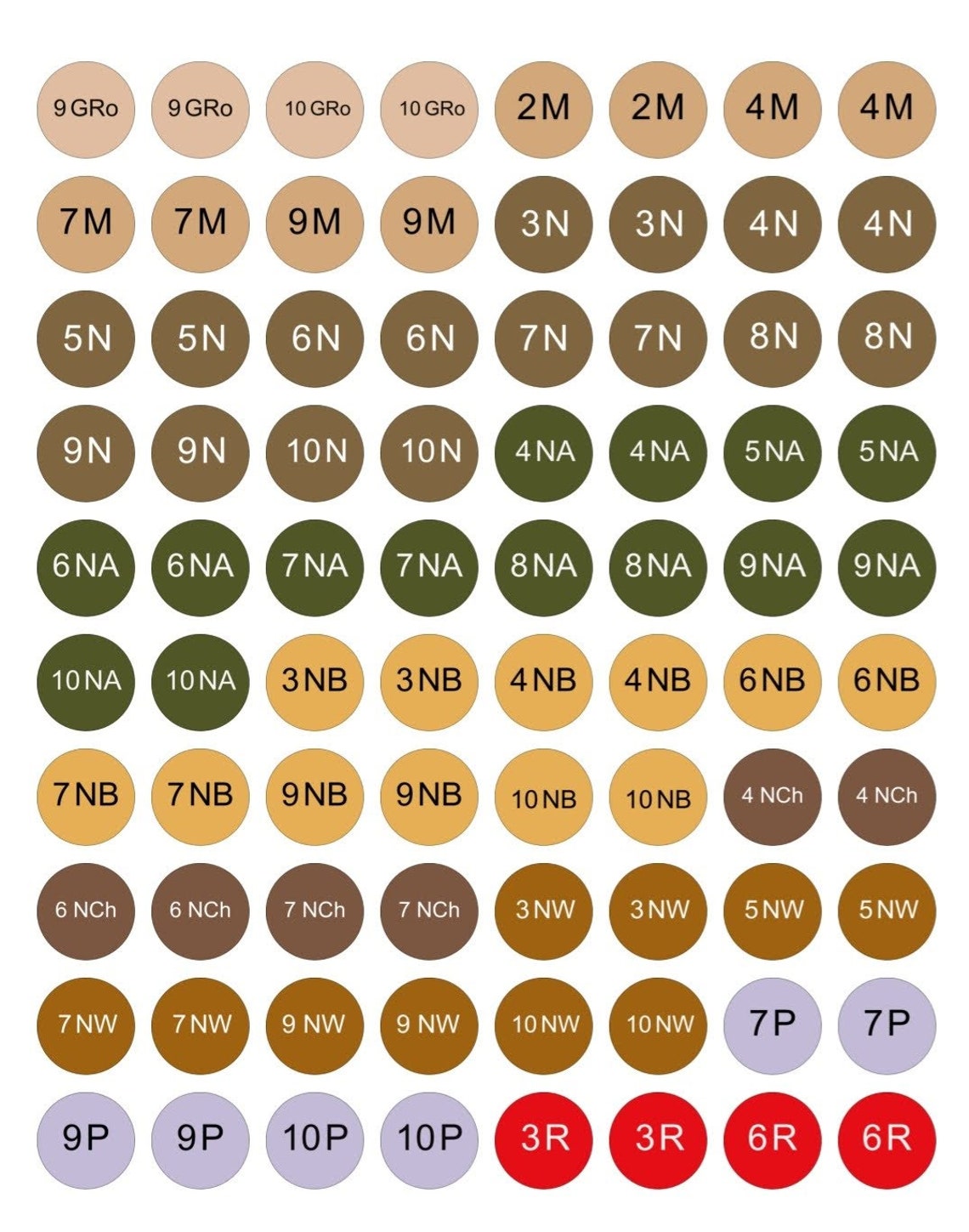 DIGITAL Redken Shades EQ Colored Stickers. SEQ Stickers, Hairstylist ...