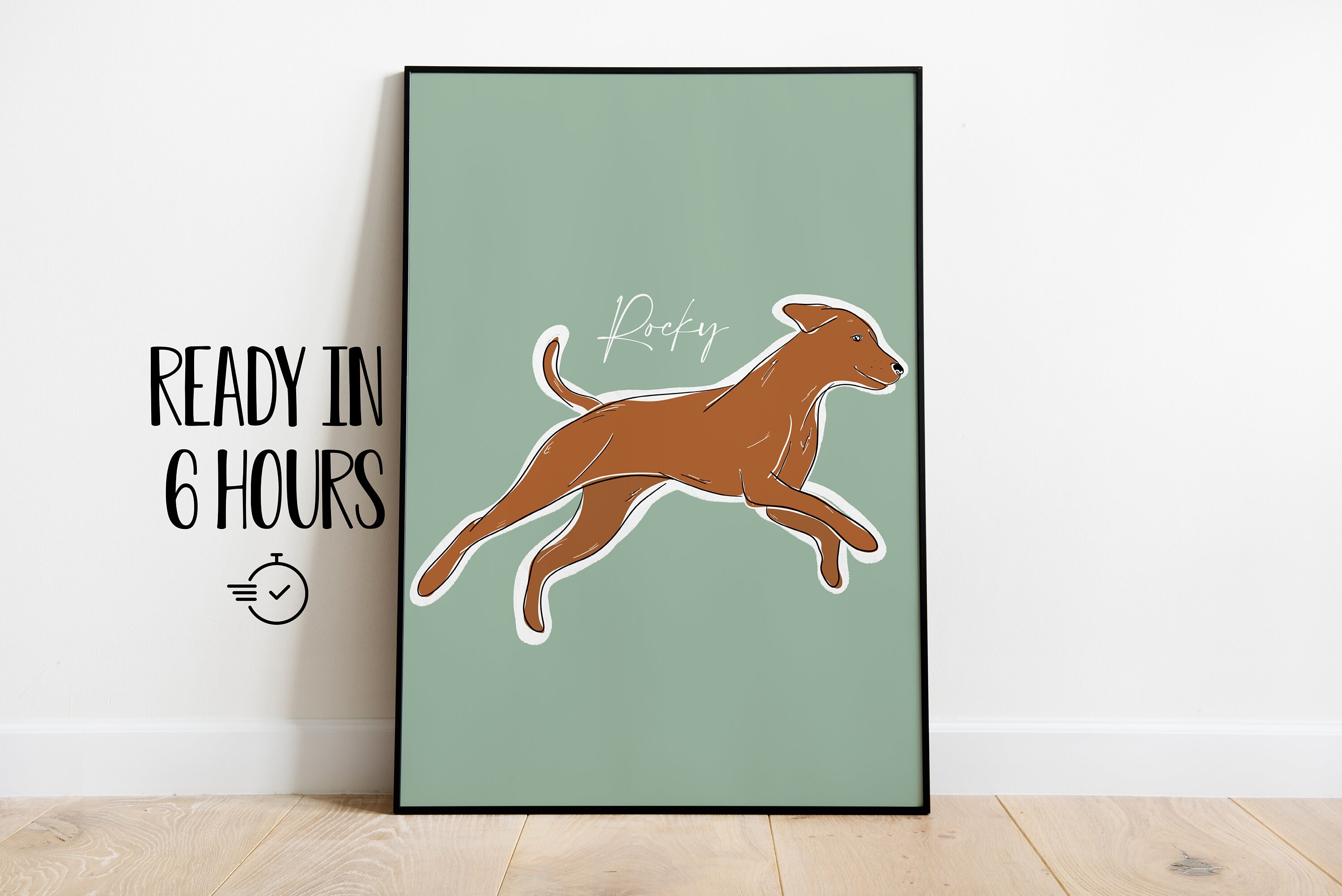 Custom Dog Face Line Art Custom Gift Sketch From Photo - Etsy