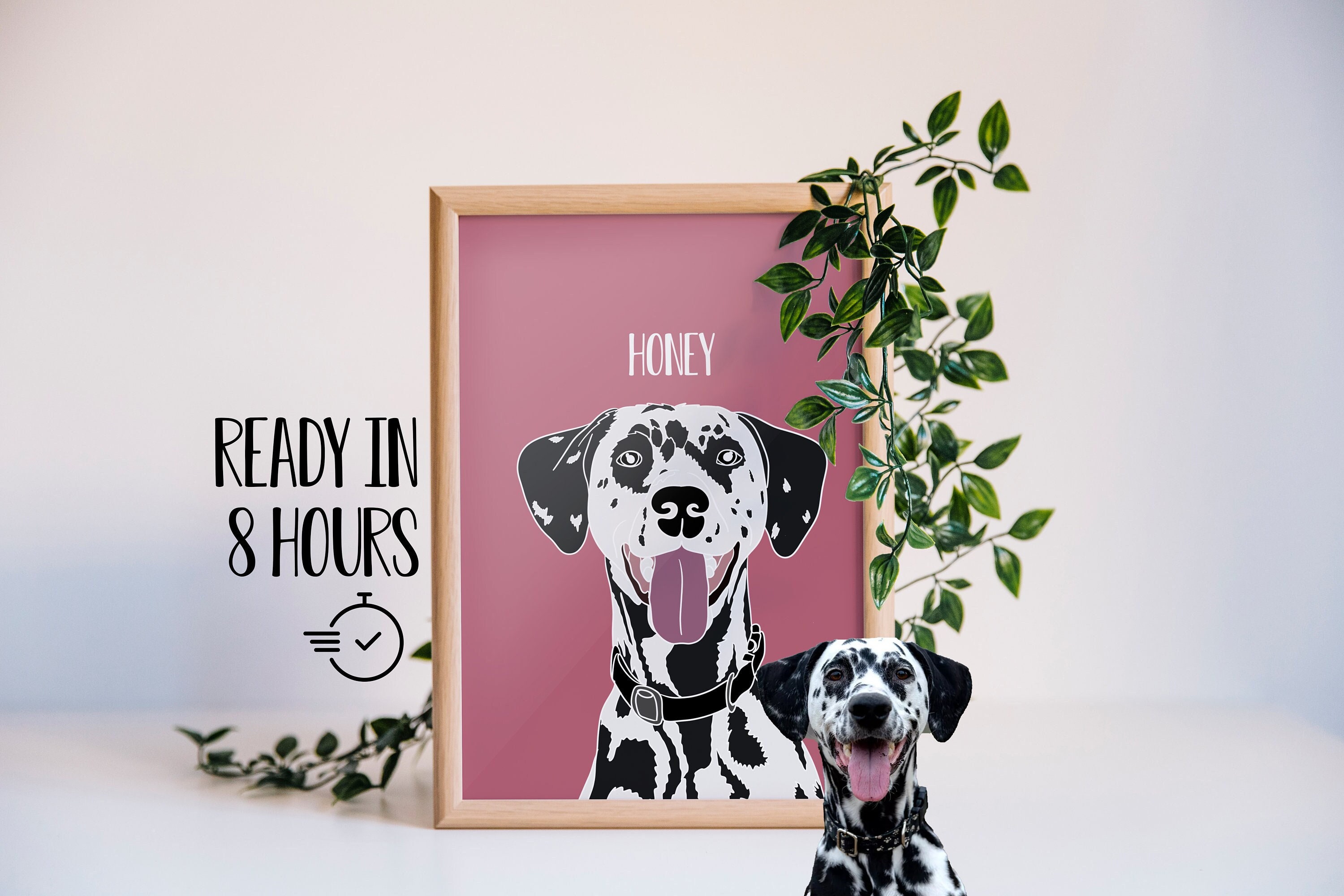 Custom Dog Face Line Art Custom Gift Sketch From Photo - Etsy