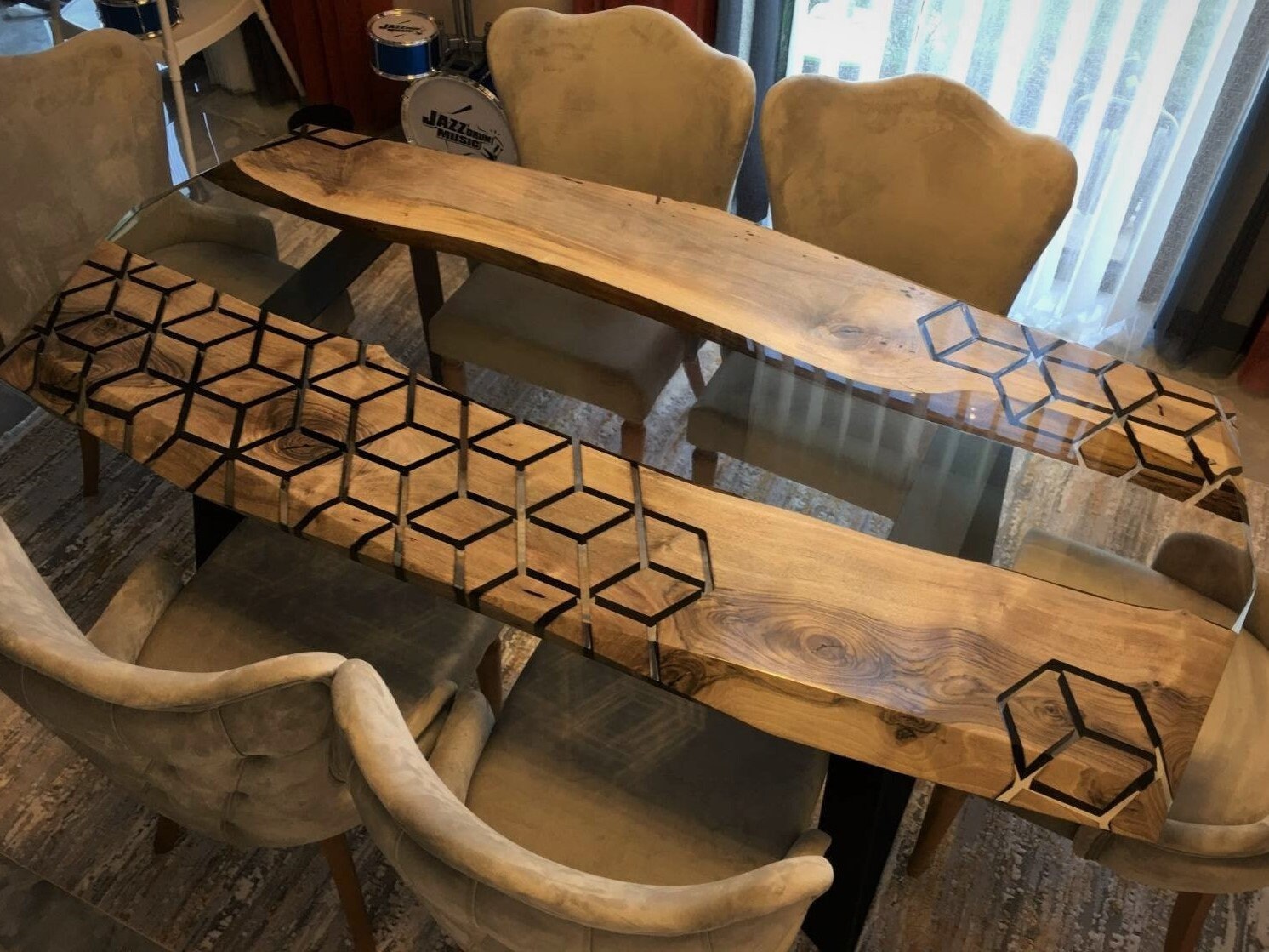 Luxury Epoxy Table, Dining Table, Custom Epoxy Design, Epoxy Art, - Etsy