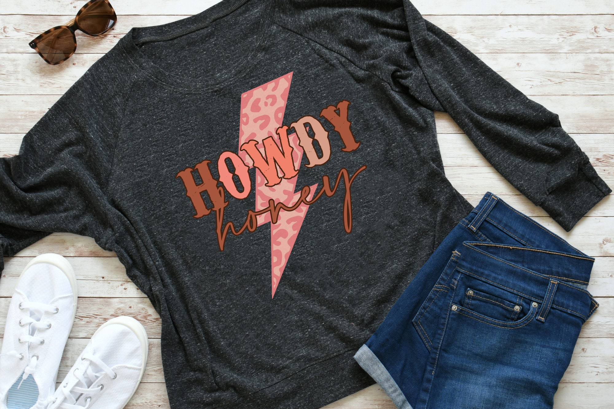 Howdy Honey PNG, Howdy PNG, Retro, Cowgirl Png, Cowboy Png Leopard ...