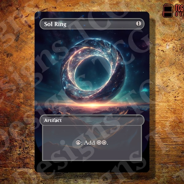 Sol Ring Full Art Mtg - Etsy