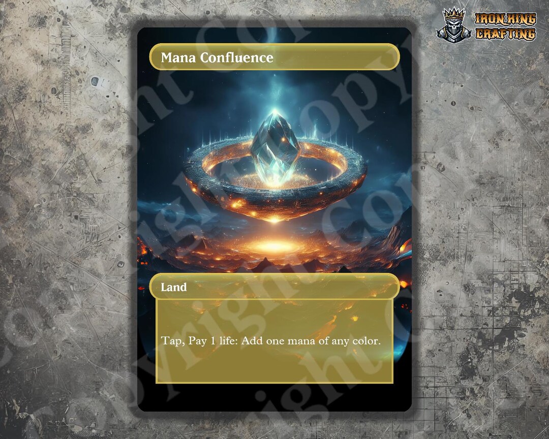 Mana Confluence MTG Compatible Proxy - Full Art Custom Card - Etsy