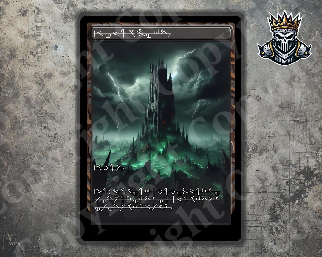 Phyrexian Command Tower (V2) Proxy - Full Art Custom Card - Etsy