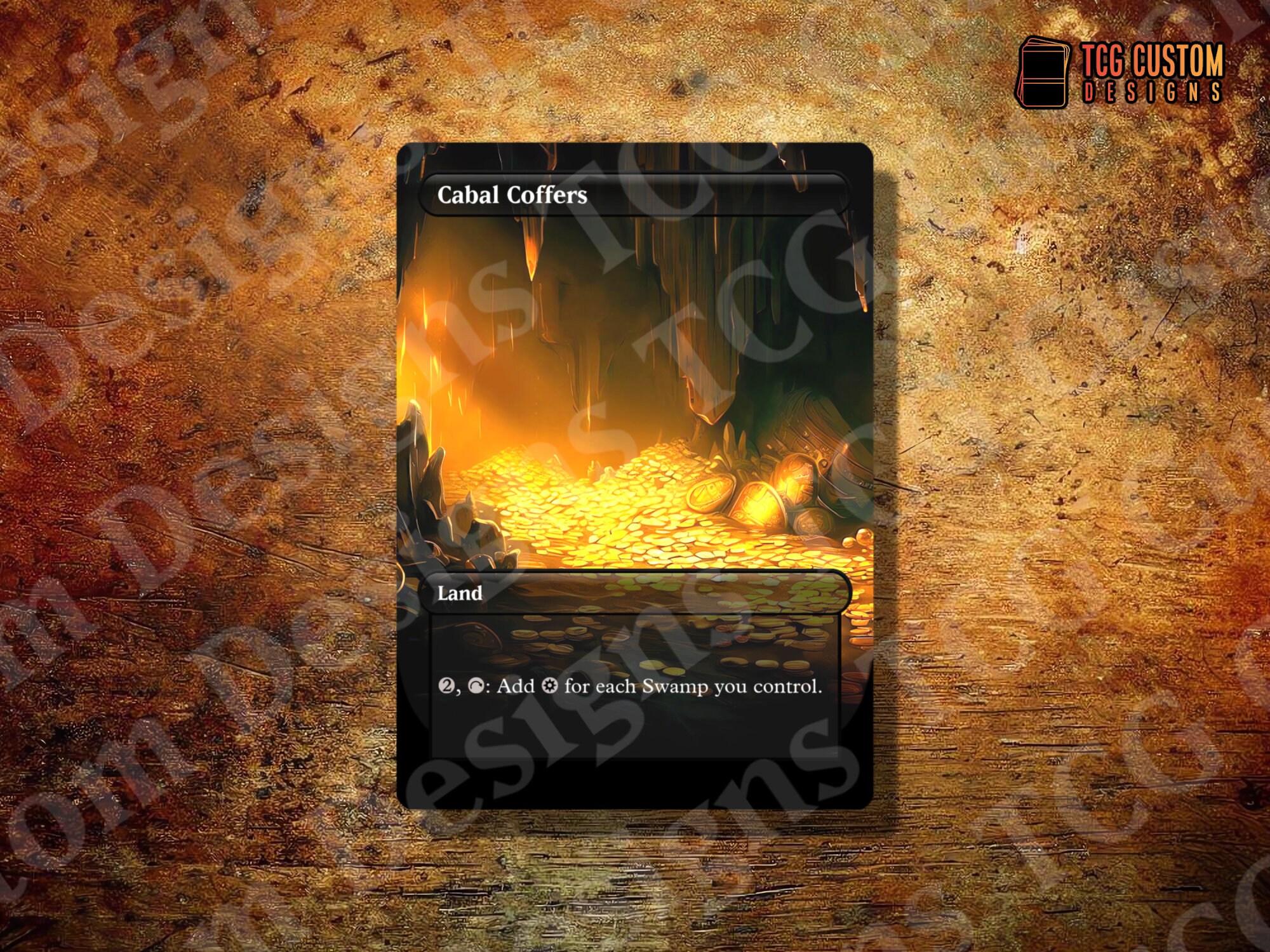 Cabal Coffers MTG Compatible Proxy Full Art Custom Card - Etsy