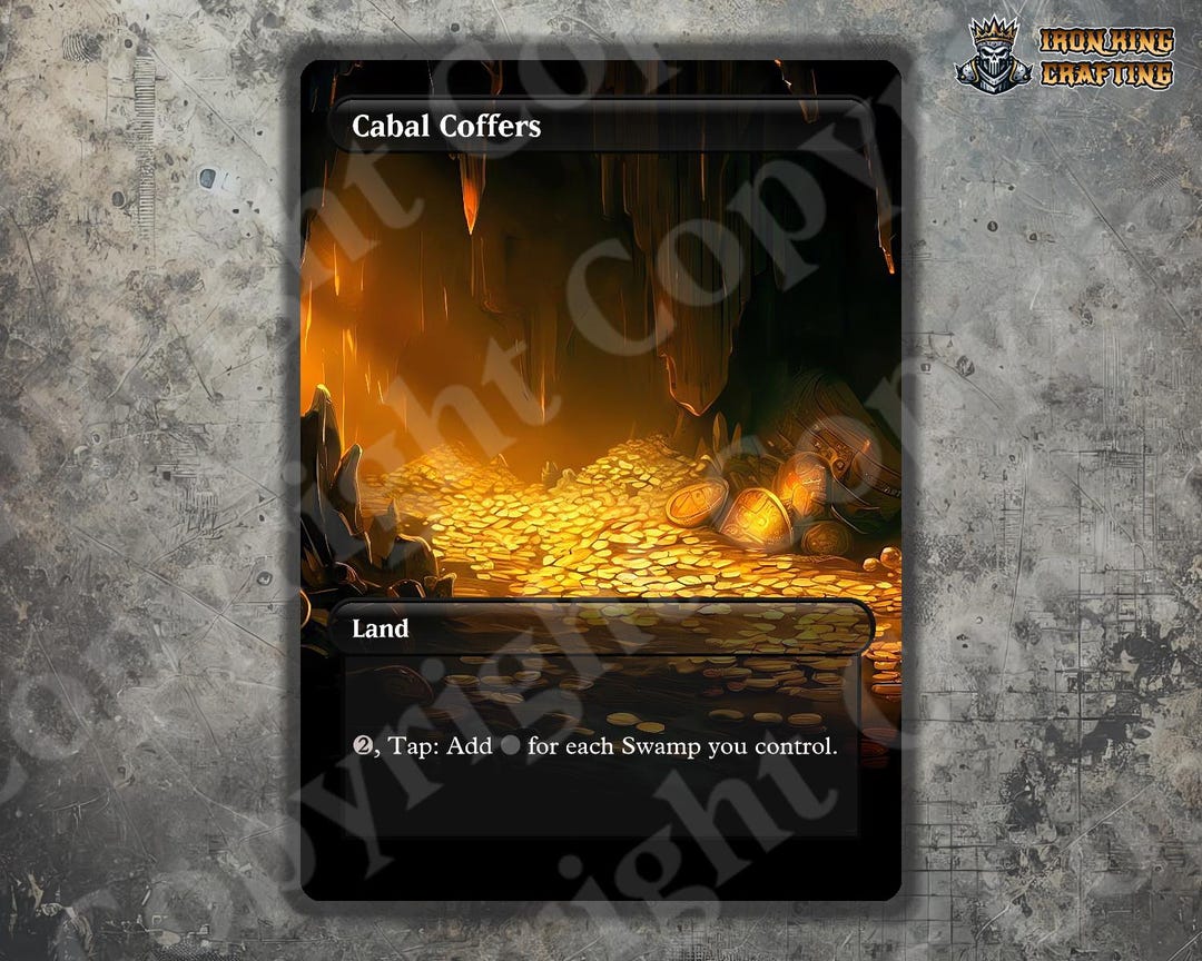 Cabal Coffers MTG Compatible Proxy - Full Art Custom Card - Etsy
