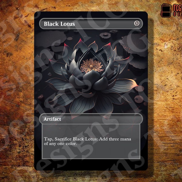 Black Lotus - Etsy