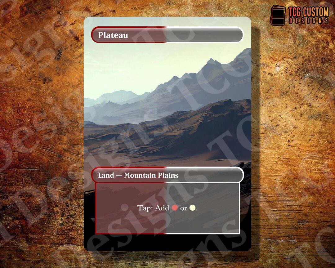 Plateau MTG Compatible Proxy Full Art Custom Card 2024 Refresh - Etsy