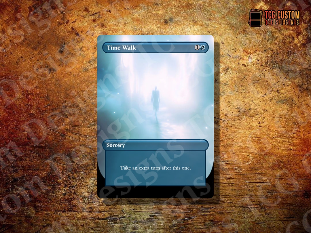 Time Walk MTG Compatible Proxy Full Art Custom Card - Etsy