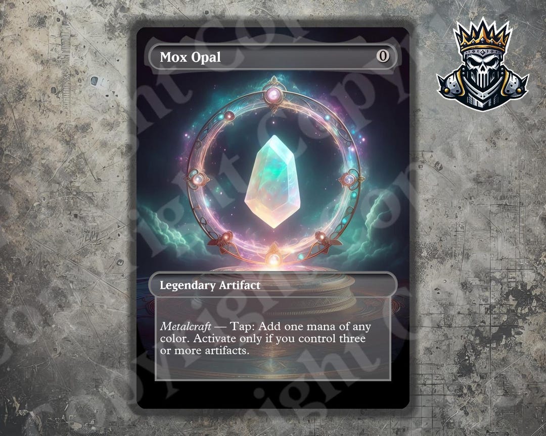 Mox Opal Proxy - Full Art Custom Card - Etsy