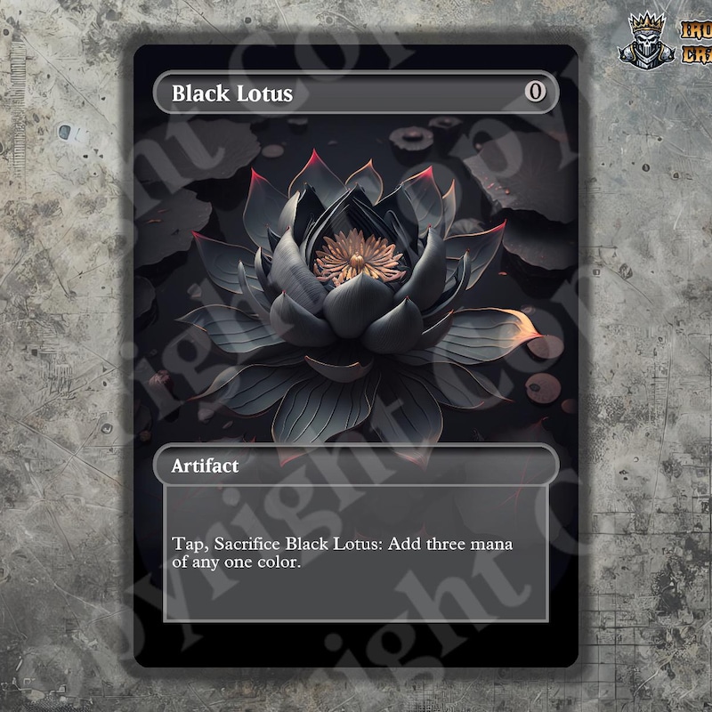 Black Lotus - Etsy
