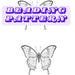 2 Sizes Native Beadwork Printable Butterfly Swallowtail Template Pdf ...