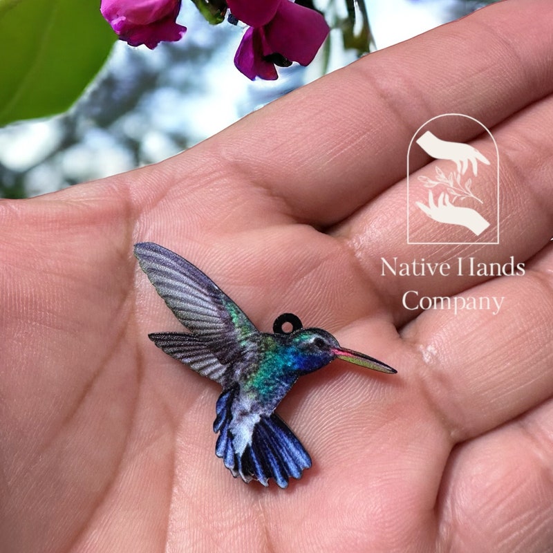 Hummingbird Charms - Etsy