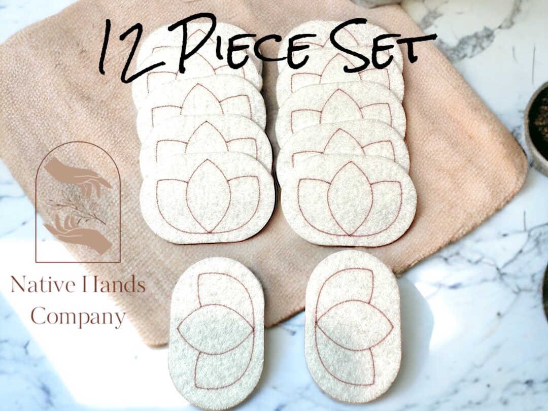 12 Piece Floral Flower Pattern Set Pellon Peltex 70 Flat Stitch Beading ...