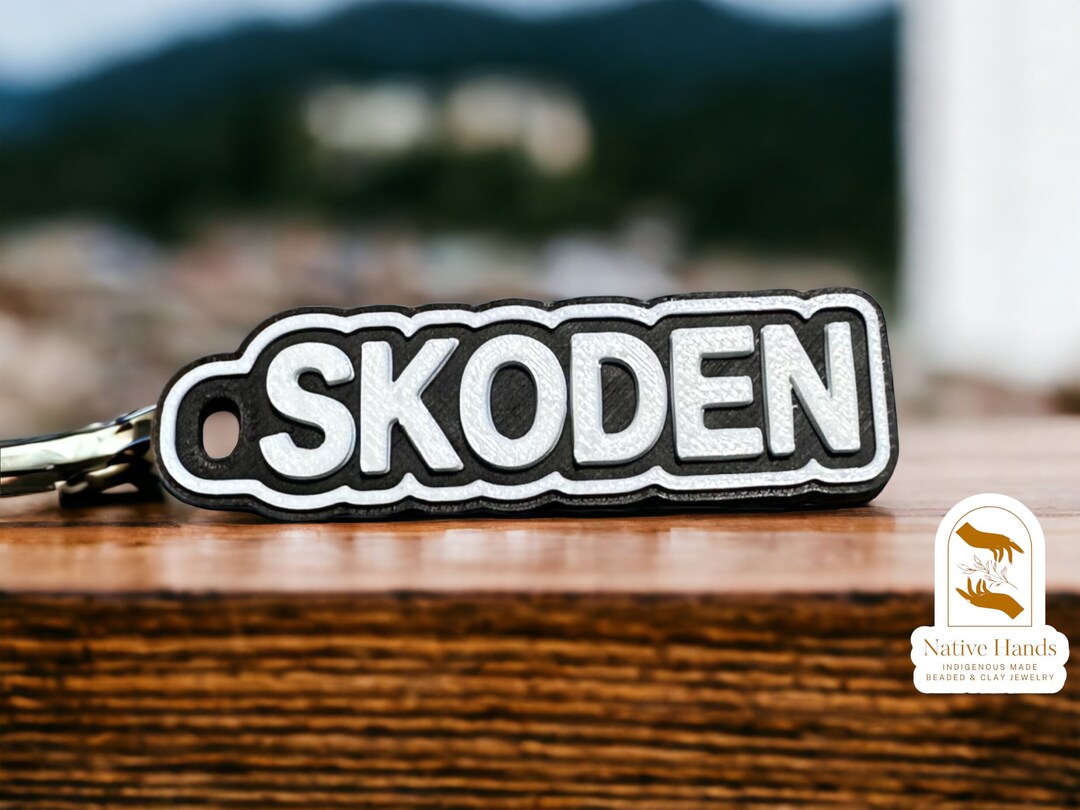 3D Printed SKODEN Keychain - Etsy