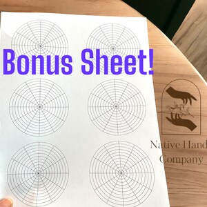 4 Sizes Printable Multiple Circle Graph Templates Plus BONUS Sheet ...