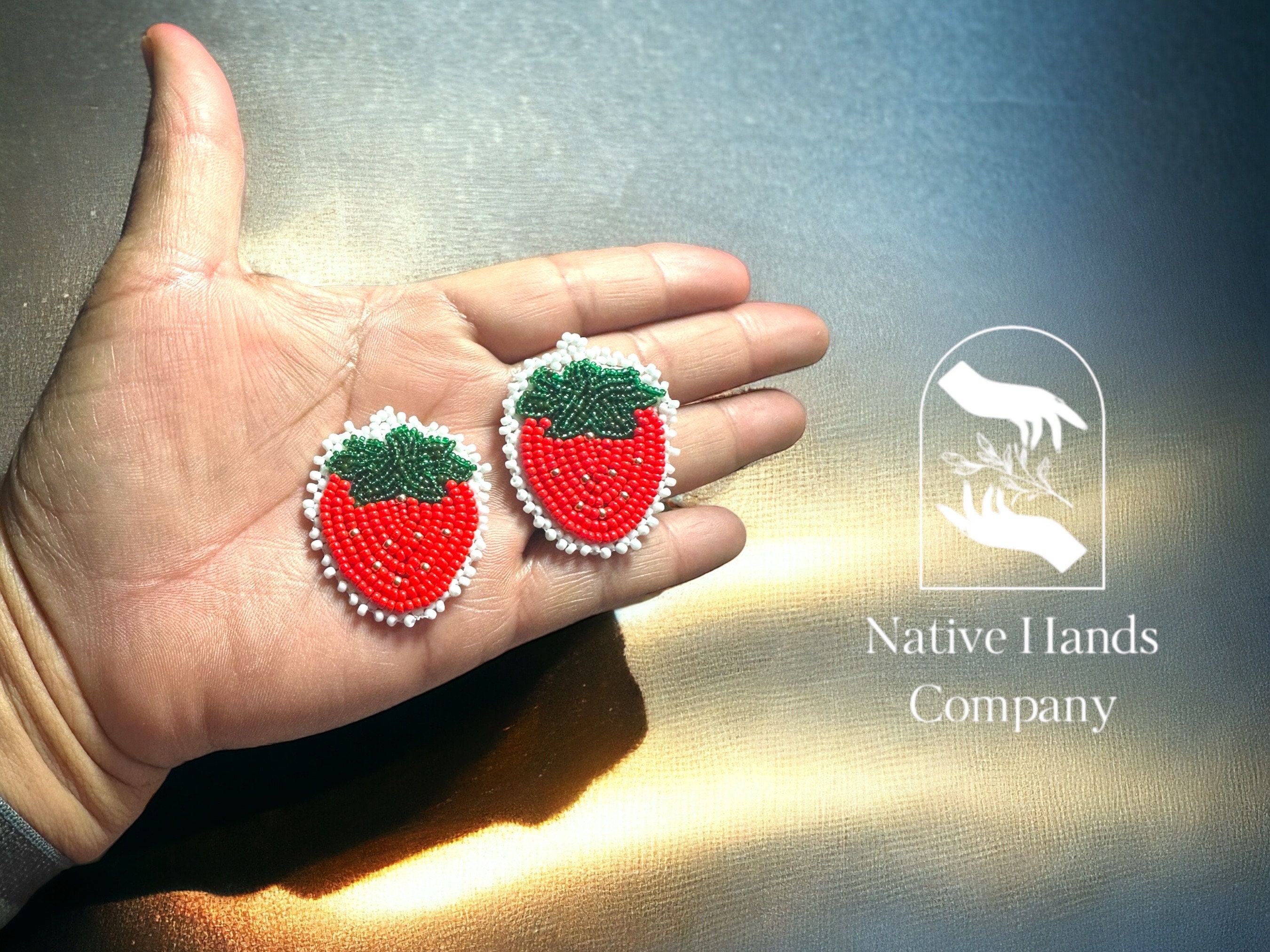 Strawberry Strawberries Pattern Set Pellon 70 Flat Stitch Beading ...